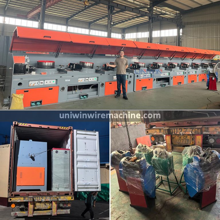 10-Drum Straight Line Wire Drawing Machine Shipped to Morocco ...